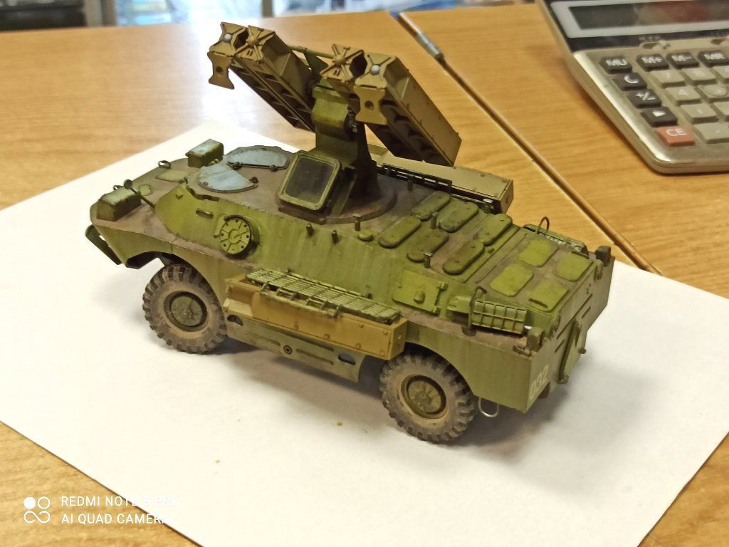 1/35 Зенитный ракетный комплекс 9К31 Стрела-1 на шасси БРДМ, готовая ...