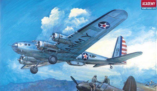 1/72 Boeing B-17C/D Flying Fortress американский бомбардировщик ...