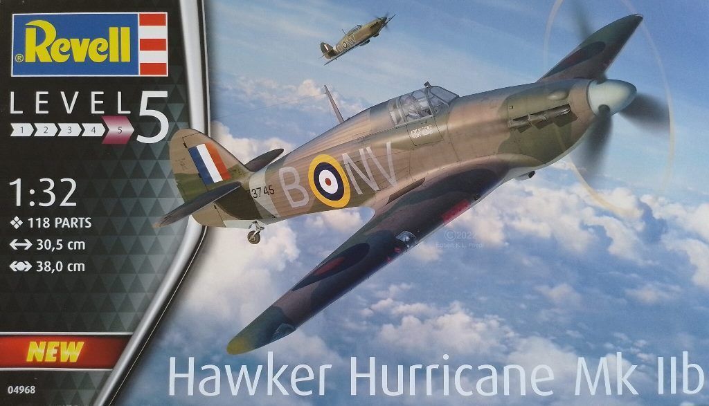 1/32 Hawker Hurricane Mk.IIb британський винищувач (Revell 04968 ...