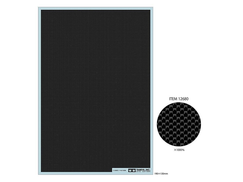 Декаль имитацией карбона Plain Weave/Extra Fine 190х130 мм (Tamiya ...