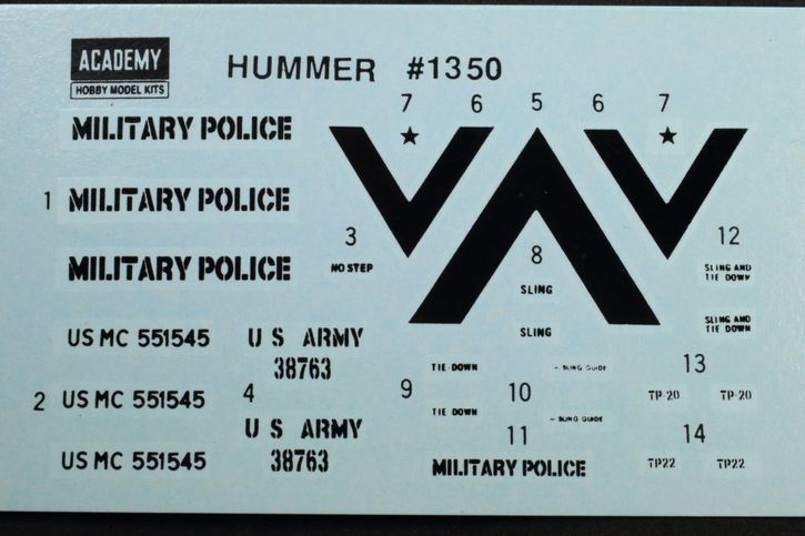 1/35 HMMWV M1025 Hummer армійський автомобіль (Academy 13241), збірна ...