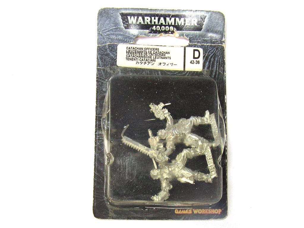 Catachan Officers, 2 миниатюры Warhammer 40k (Games Workshop 42-36 ...
