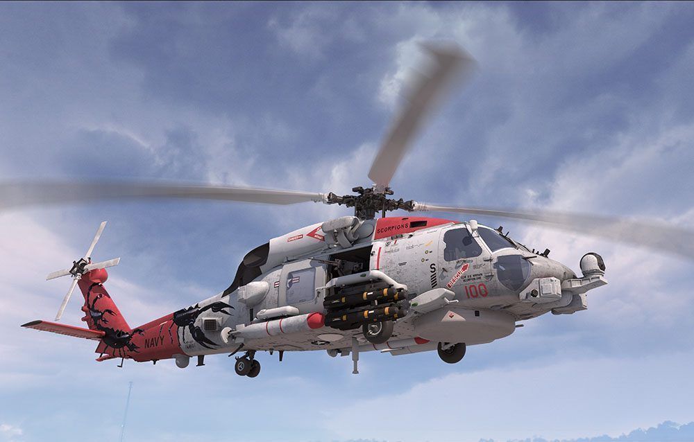 1/35 Sikorsky MH-60R Seahawk американський морський гелікоптер (Zimi ...