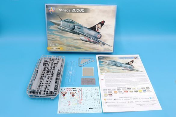 1/72 Mirage 2000C французький перехоплювач (ModelSvit 72078), збірна модель