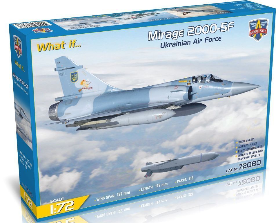 1/72 Mirage 2000-5F ВПС України з ракетами Scalp EG/Storm Shadow, в ...