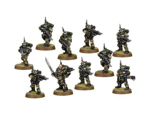 Cadian Kasrkin, 10 миниатюр Warhammer 40k (Games Workshop 99110105165 ...